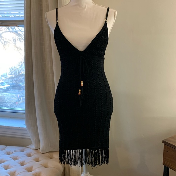Guess | Dresses | Guess Crochet Black Dress | Poshmark